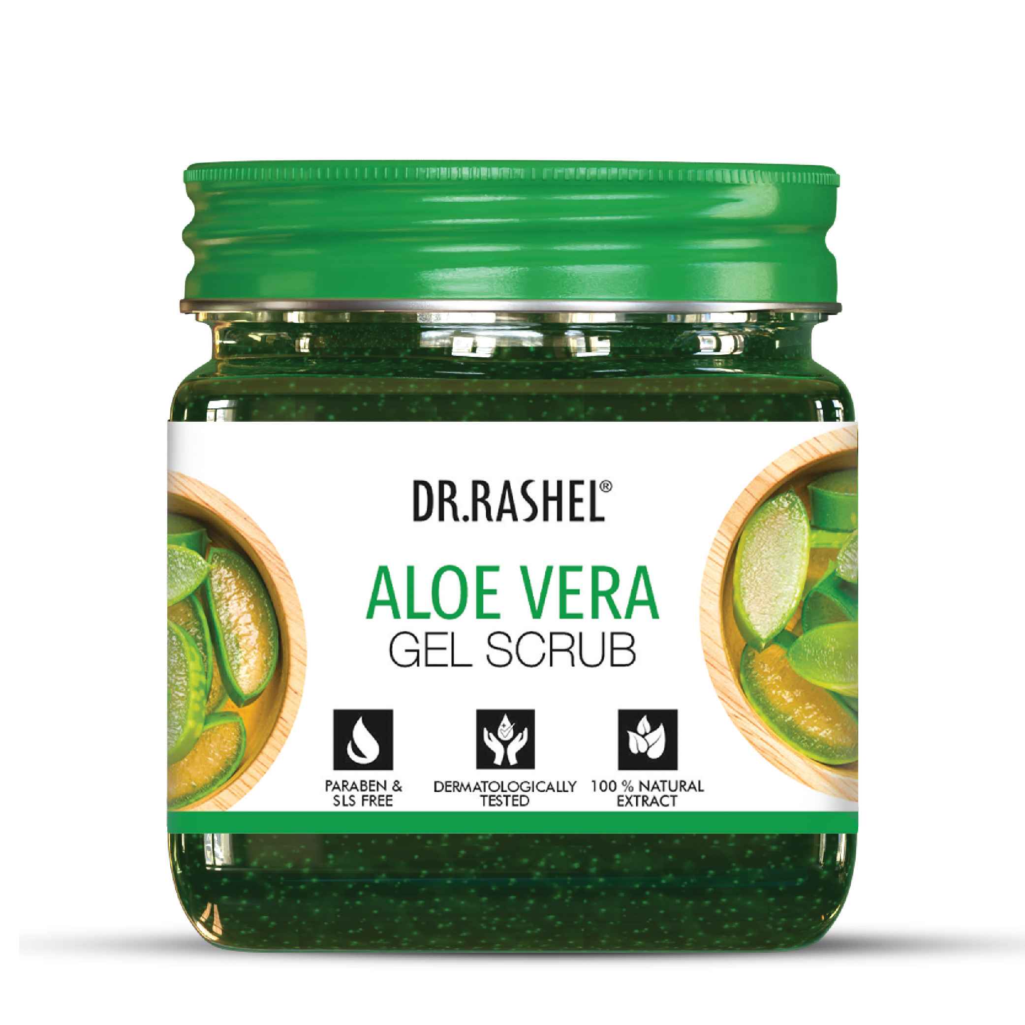 Aloe Vera Gel Scrub to Calm & Soothe Skin – Dr.Rashel