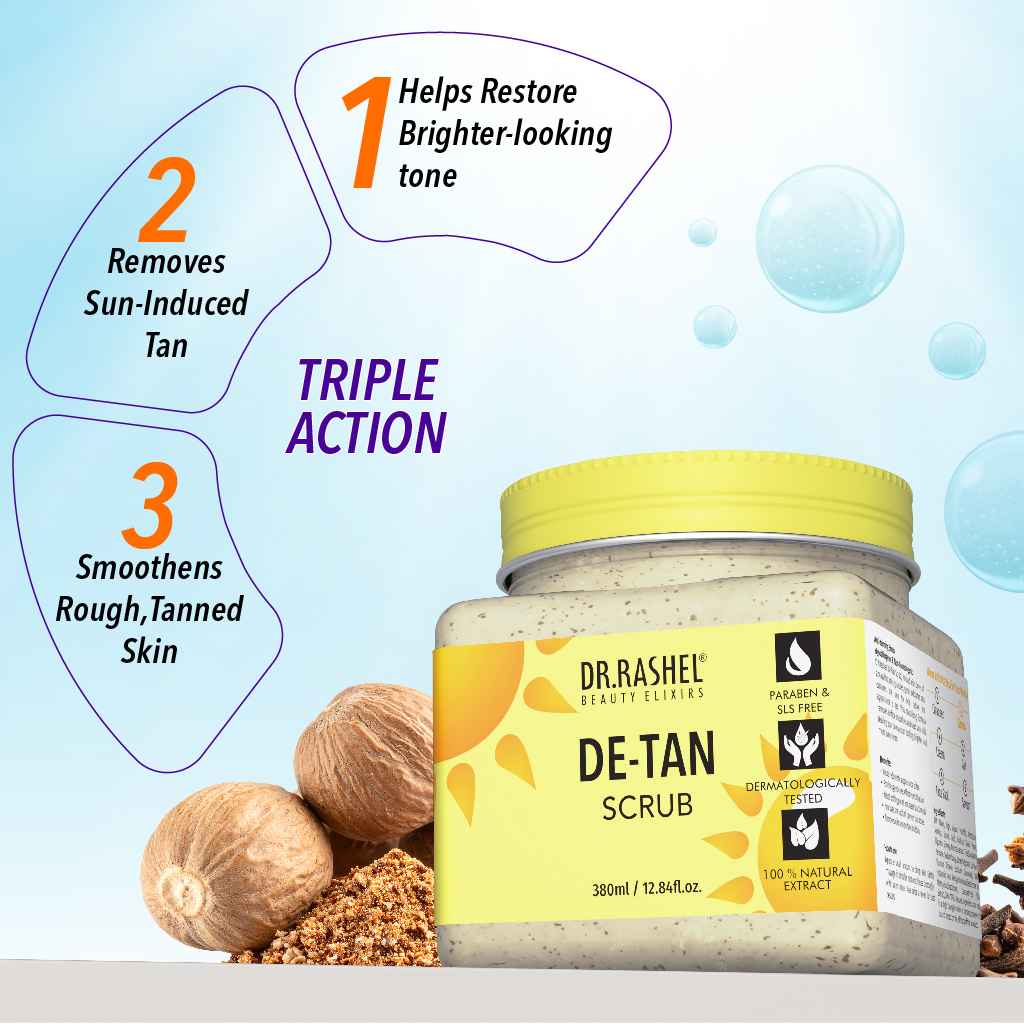 De Tan Scrub for Tan Removal - Dr.Rashel