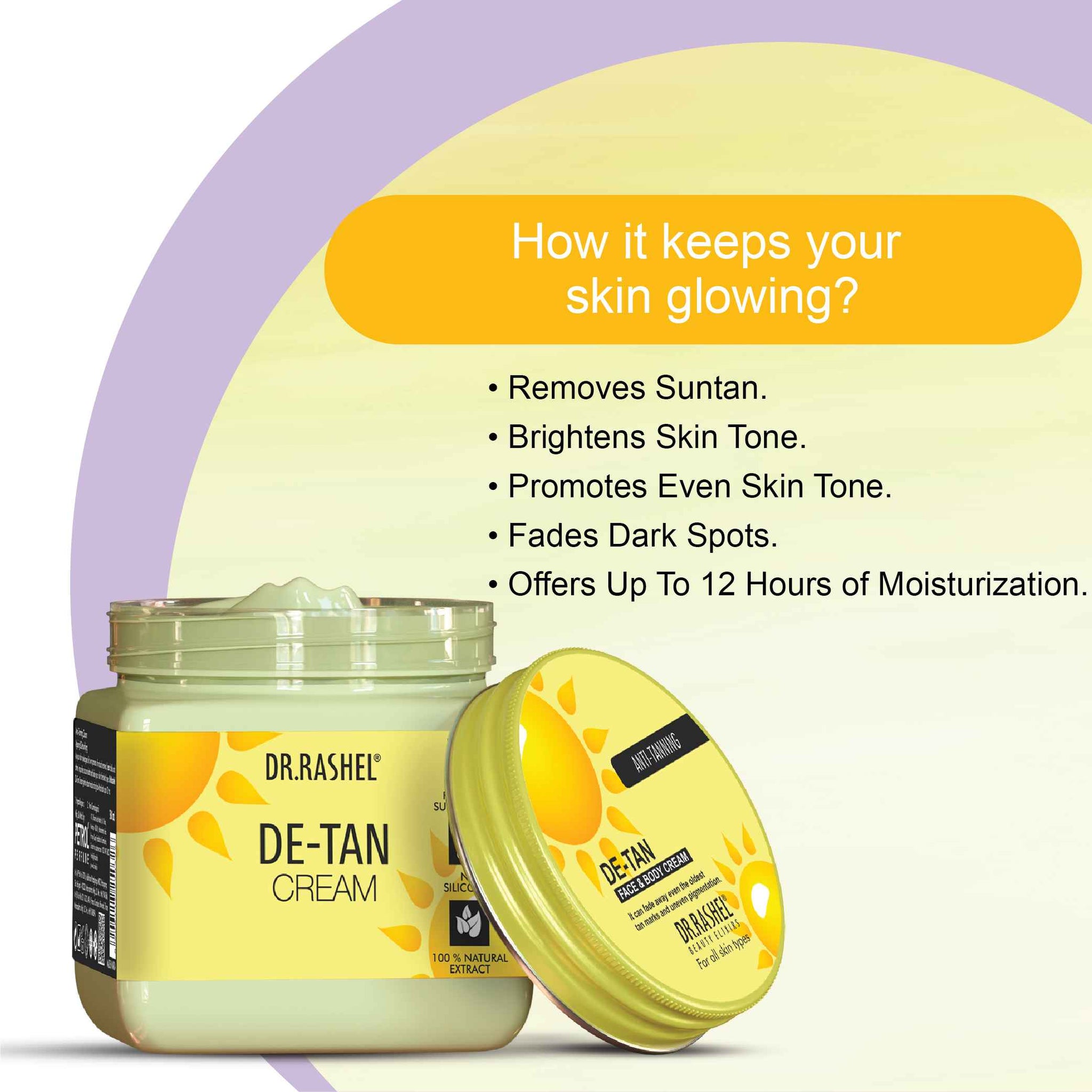 De Tan Cream for Tan Removal - Dr.Rashel