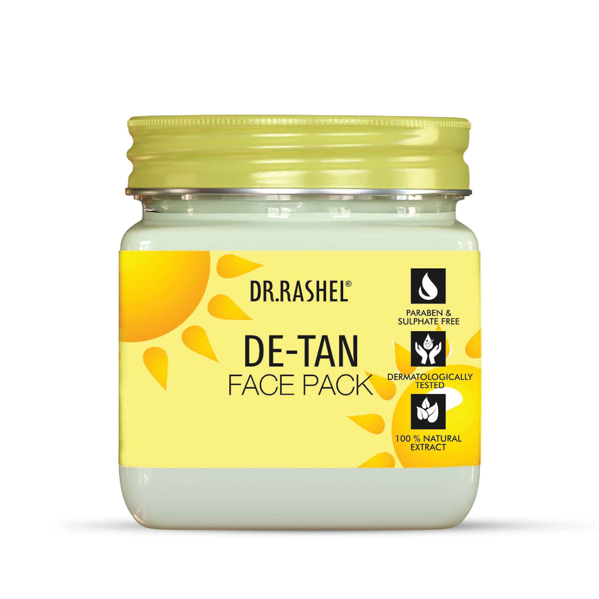 De-Tan Face Pack for Tan Removal - Dr.Rashel