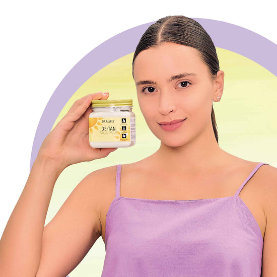 De-Tan Face Pack for Tan Removal - Dr.Rashel