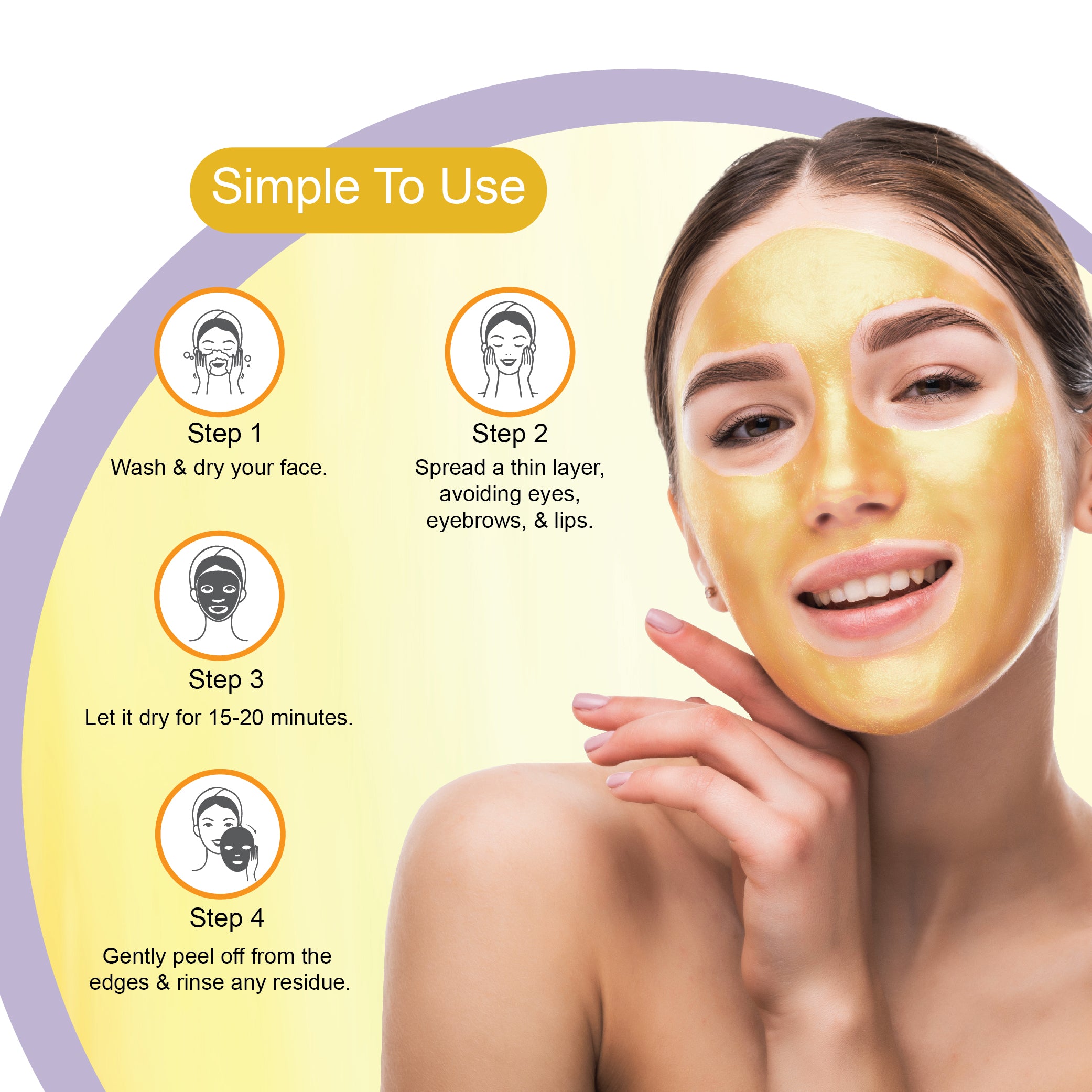 Golden Glow Peel Off Mask – Dr.Rashel