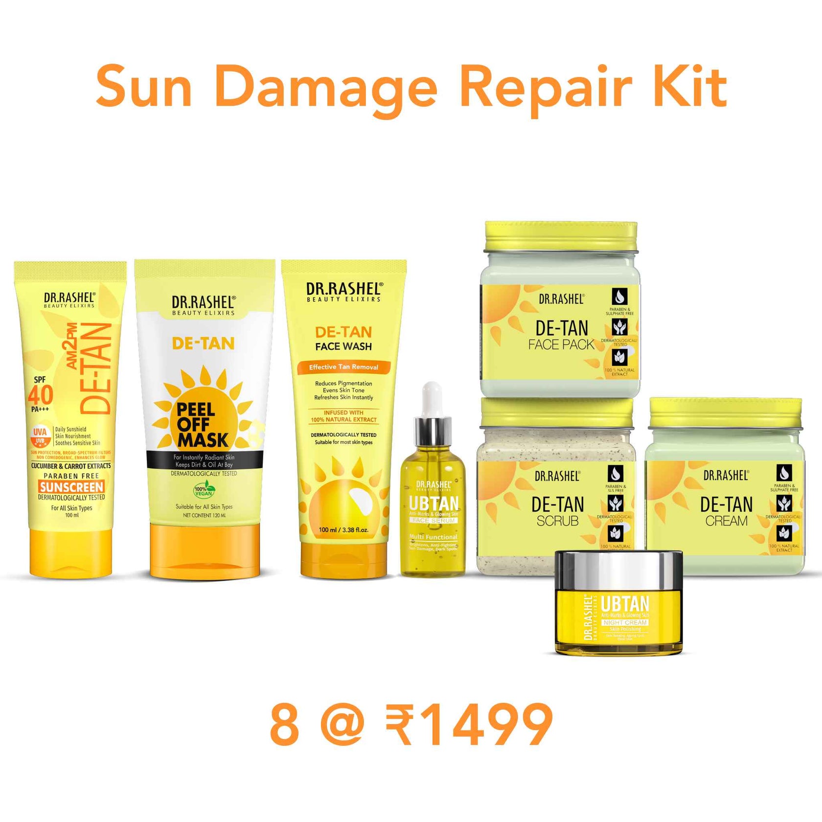 Sun Damage Repair Kit for Daily Skin Recovery - Dr.Rashel