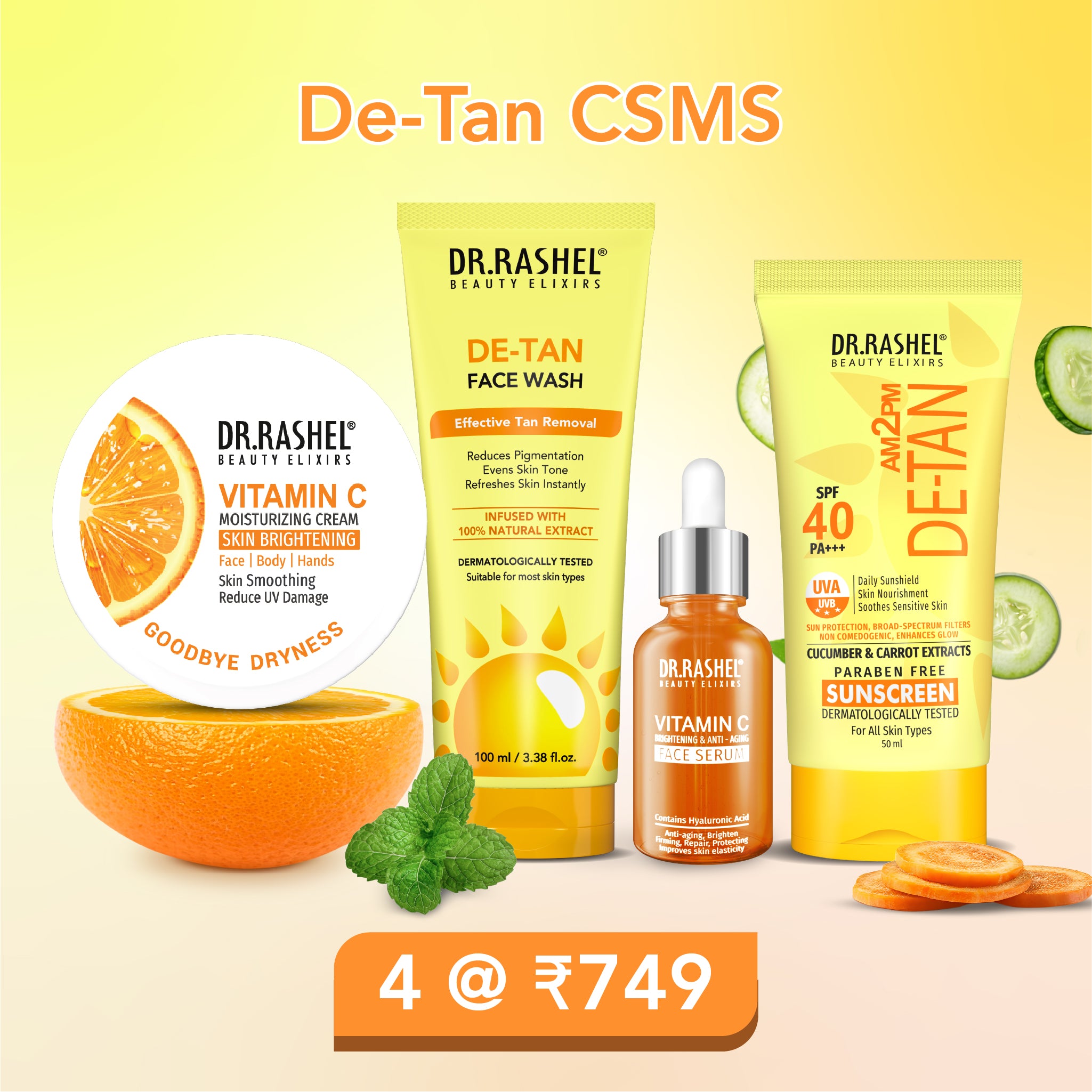 De-Tan: Buy Best Tan Removal Products - DR.Rashel – Dr.Rashel