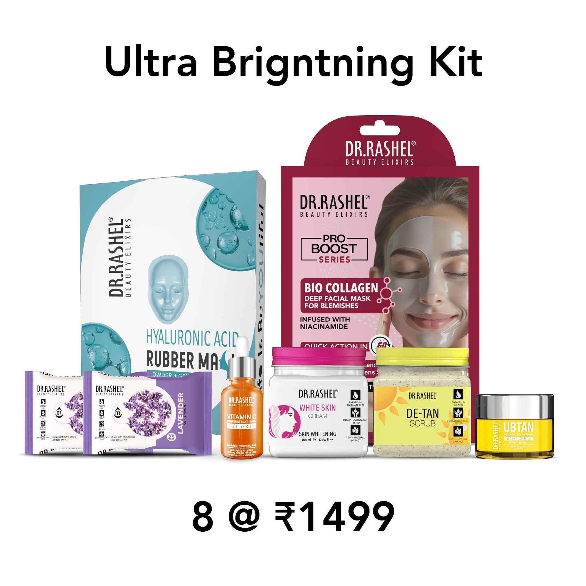 Ultra Brightening Kit for Radiant Skin Glow Brightening - Dr.Rashel