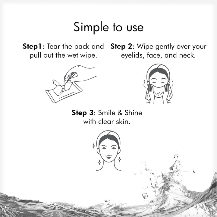 Vitamin C Wet Wipes Pack of 10 Dr.Rashel