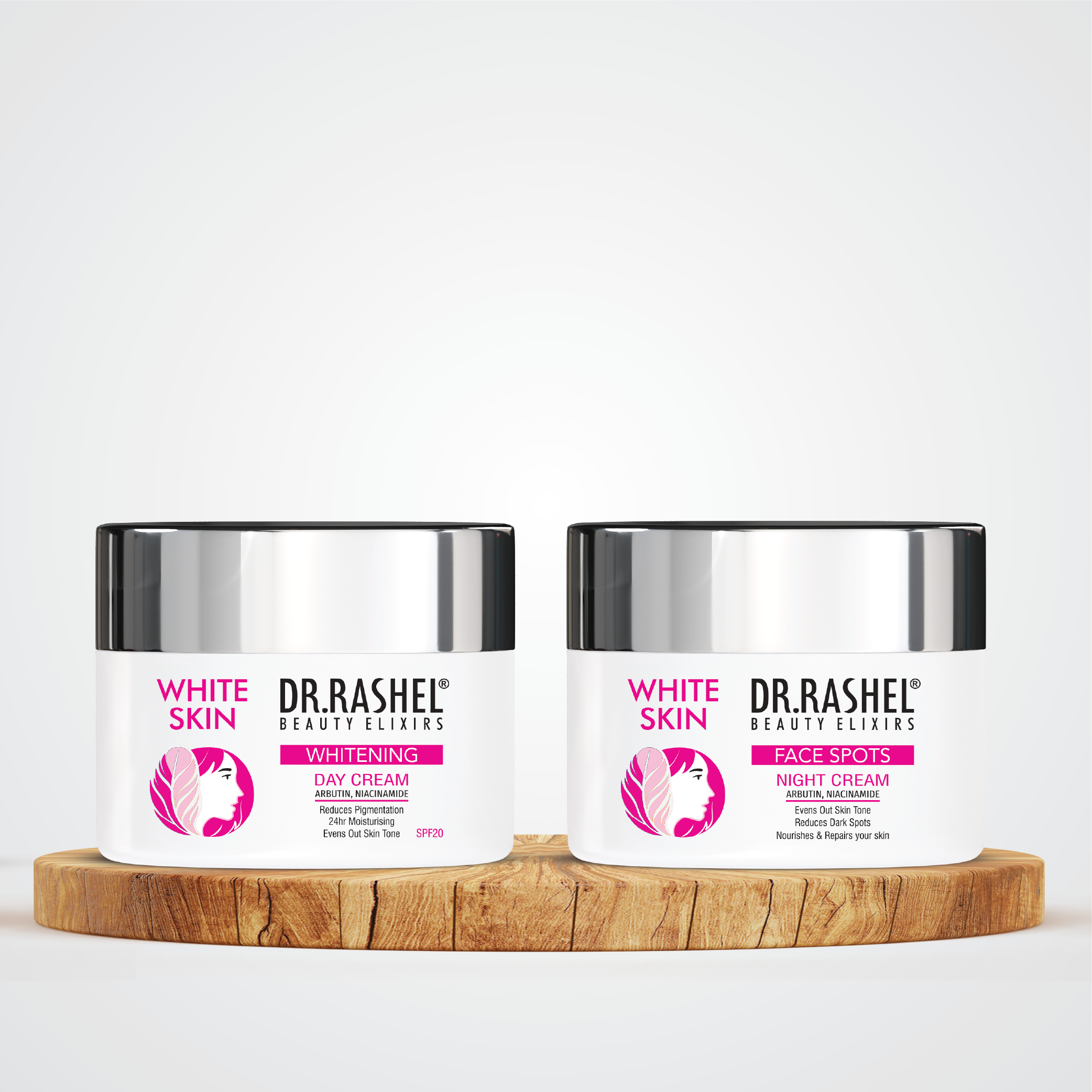 White Skin Day & Night Cream Combo – Dr.Rashel