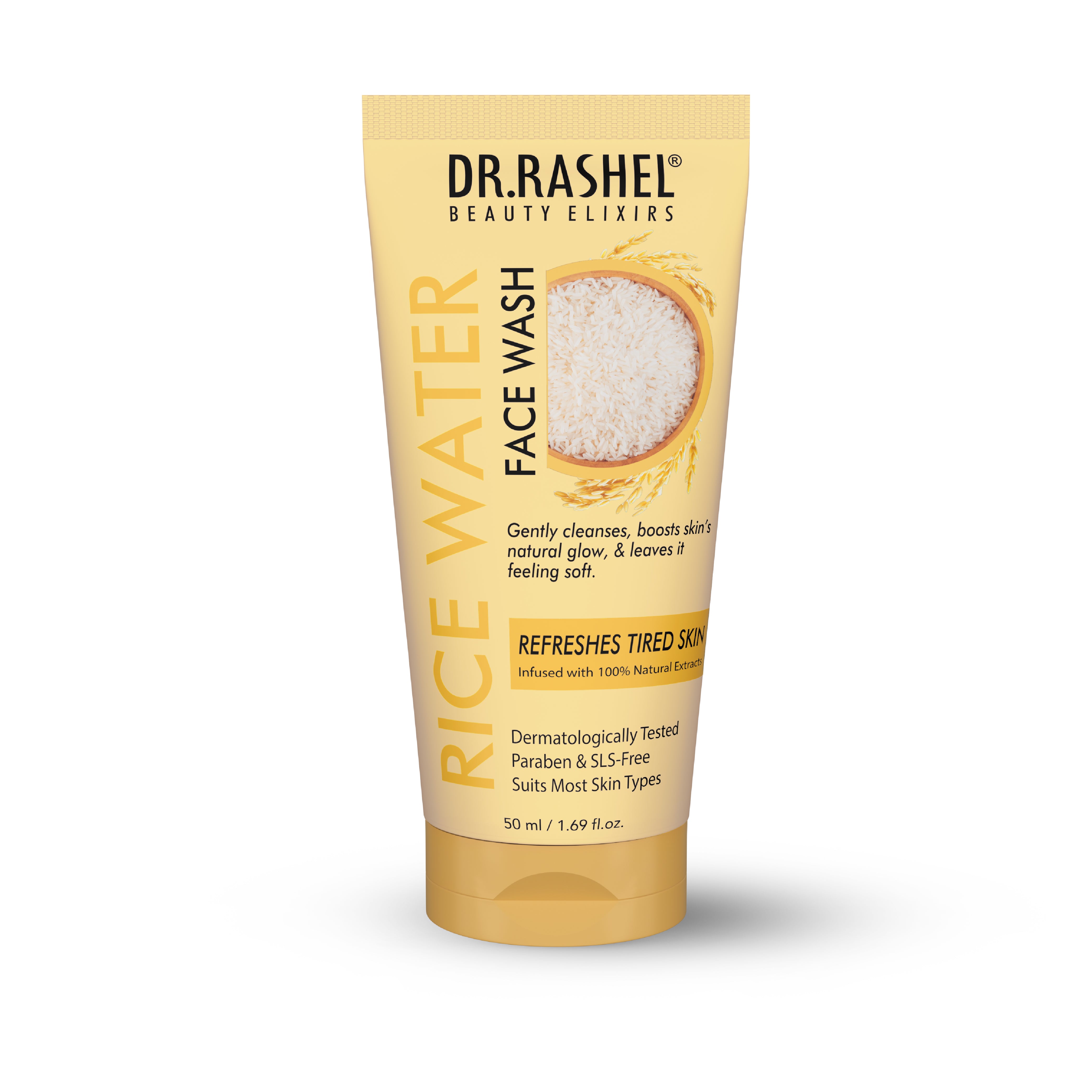 Rice Water Face Wash for Bright & Clear Skin – Dr.Rashel